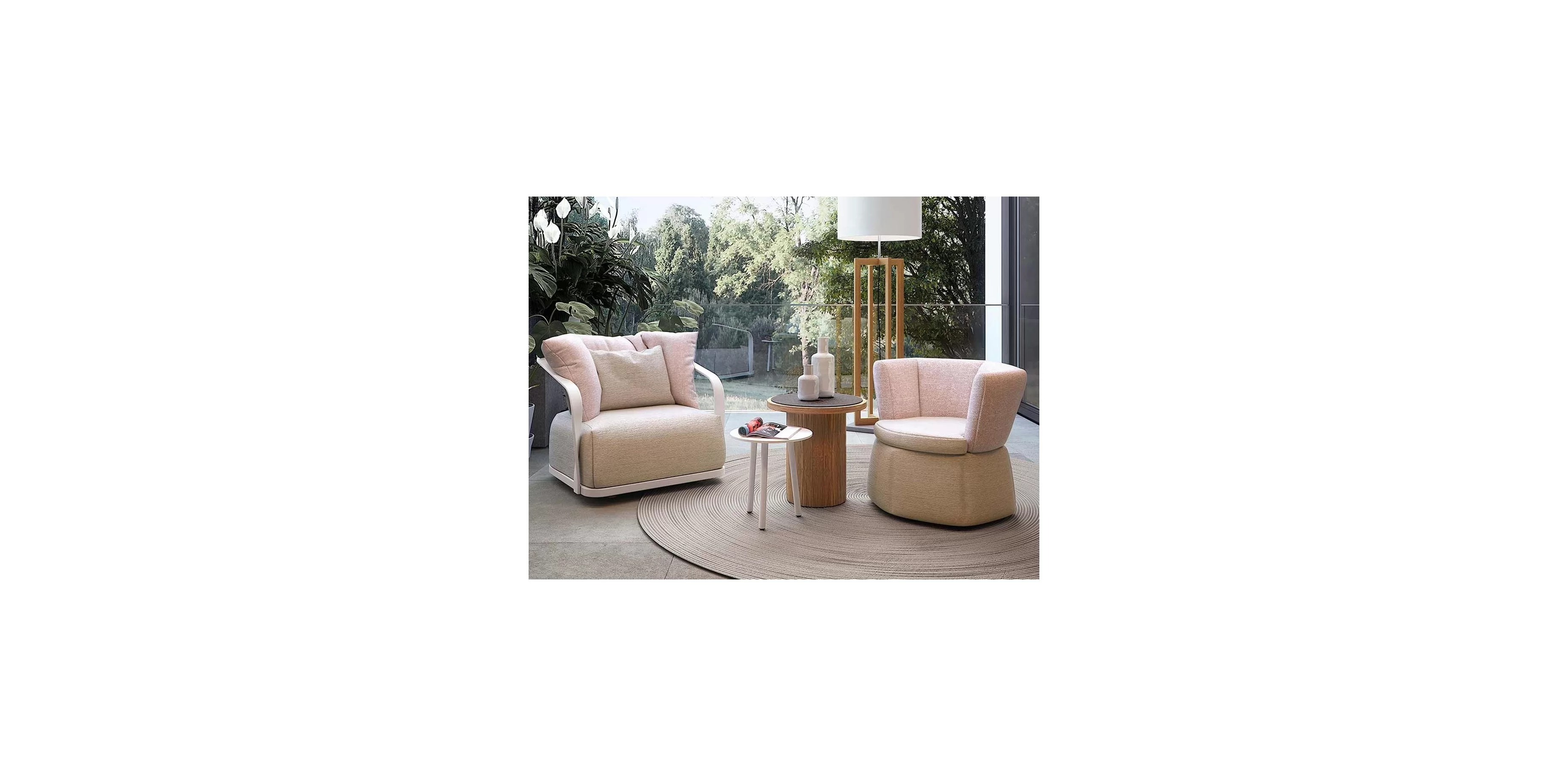 Sillón Tango de Atmosphera: líneas suaves y elegancia sin tiempo