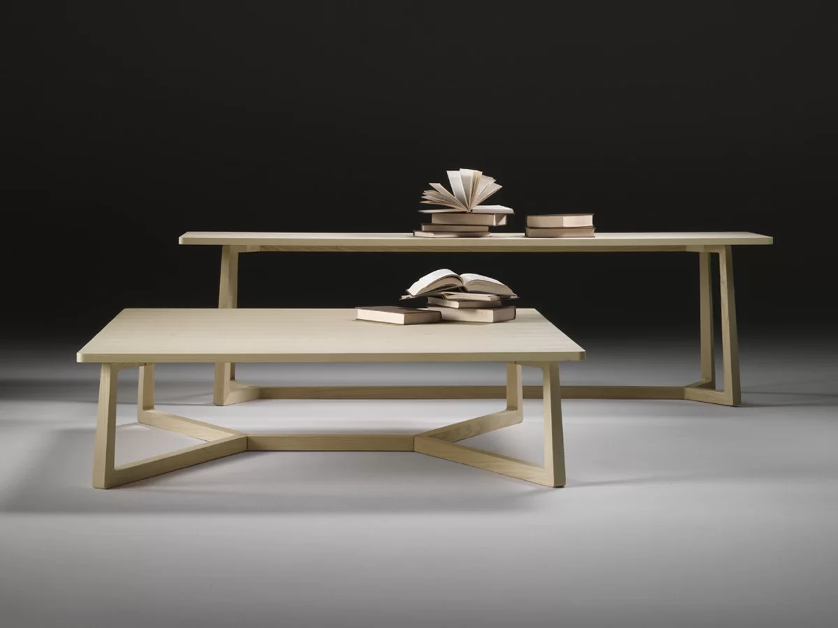 Jiff by Flexform: a single-material coffee table with an inimitable design