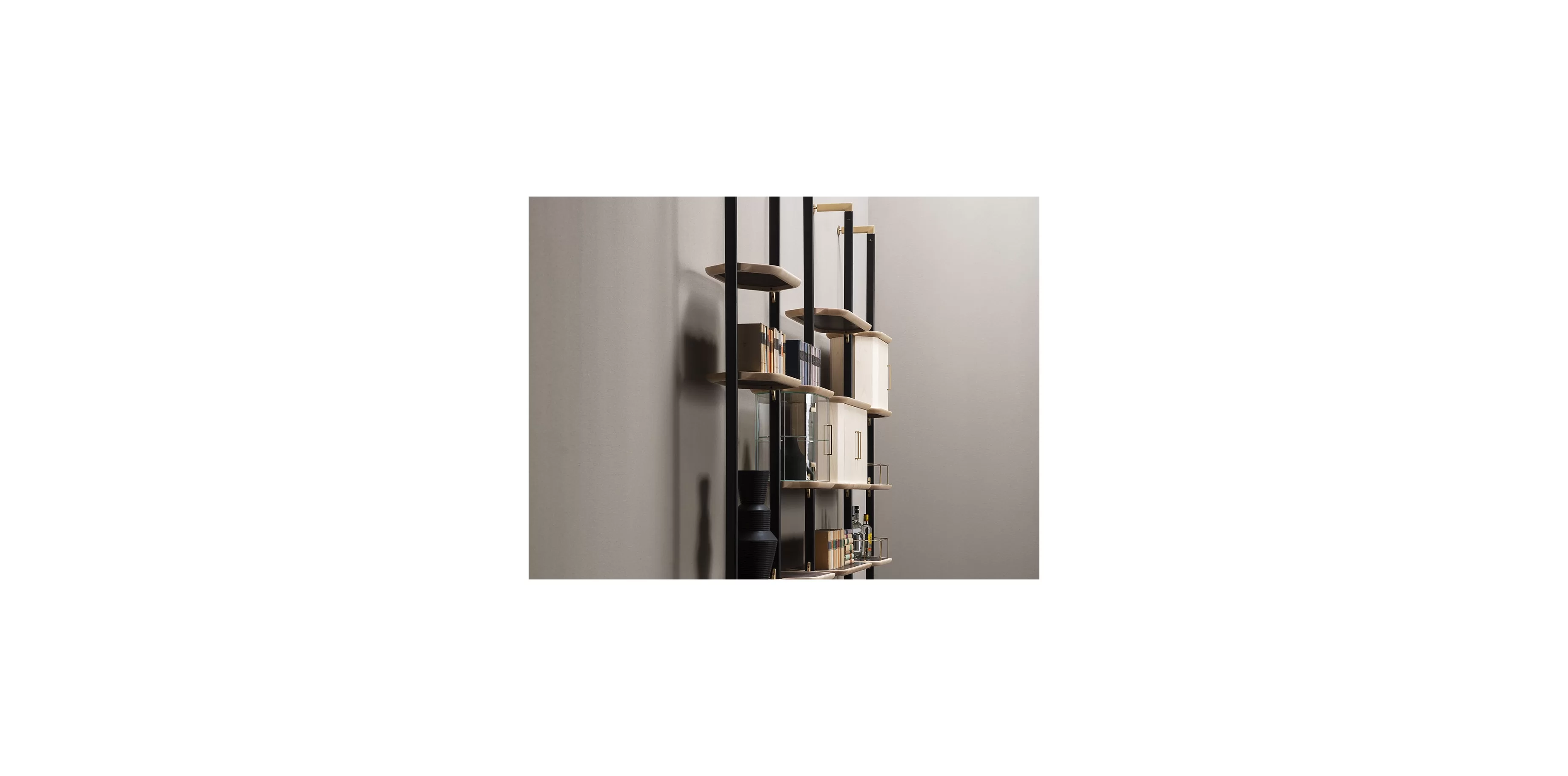 Libelle bookcase - a designer piece by Baxter
