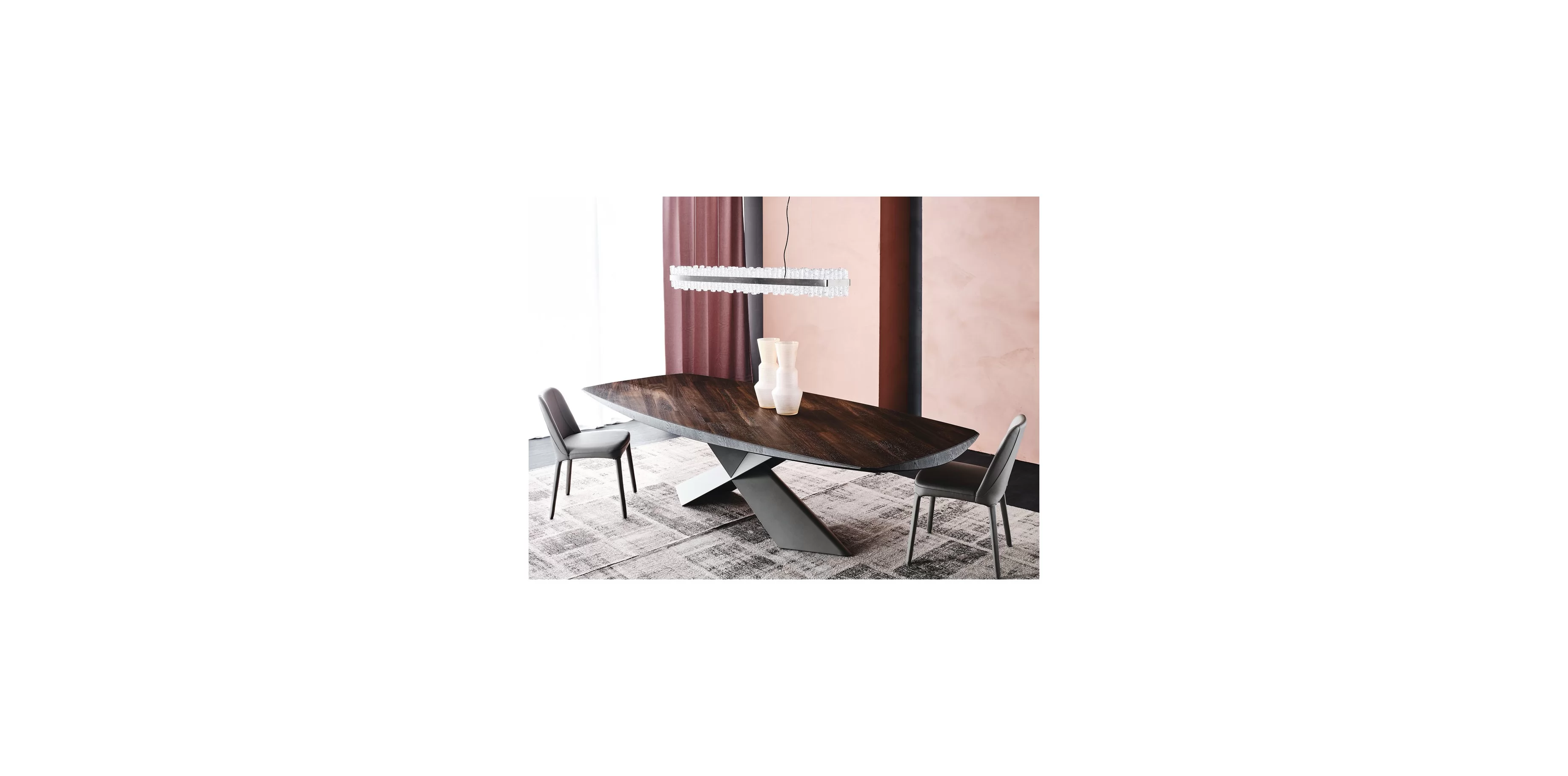 Furnish your home with the Tyron Wood table by Cattelan Italia