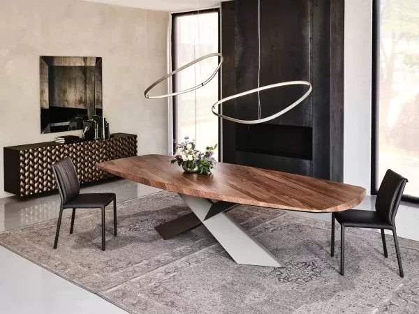 Furnish your home with the Tyron Wood table by Cattelan Italia