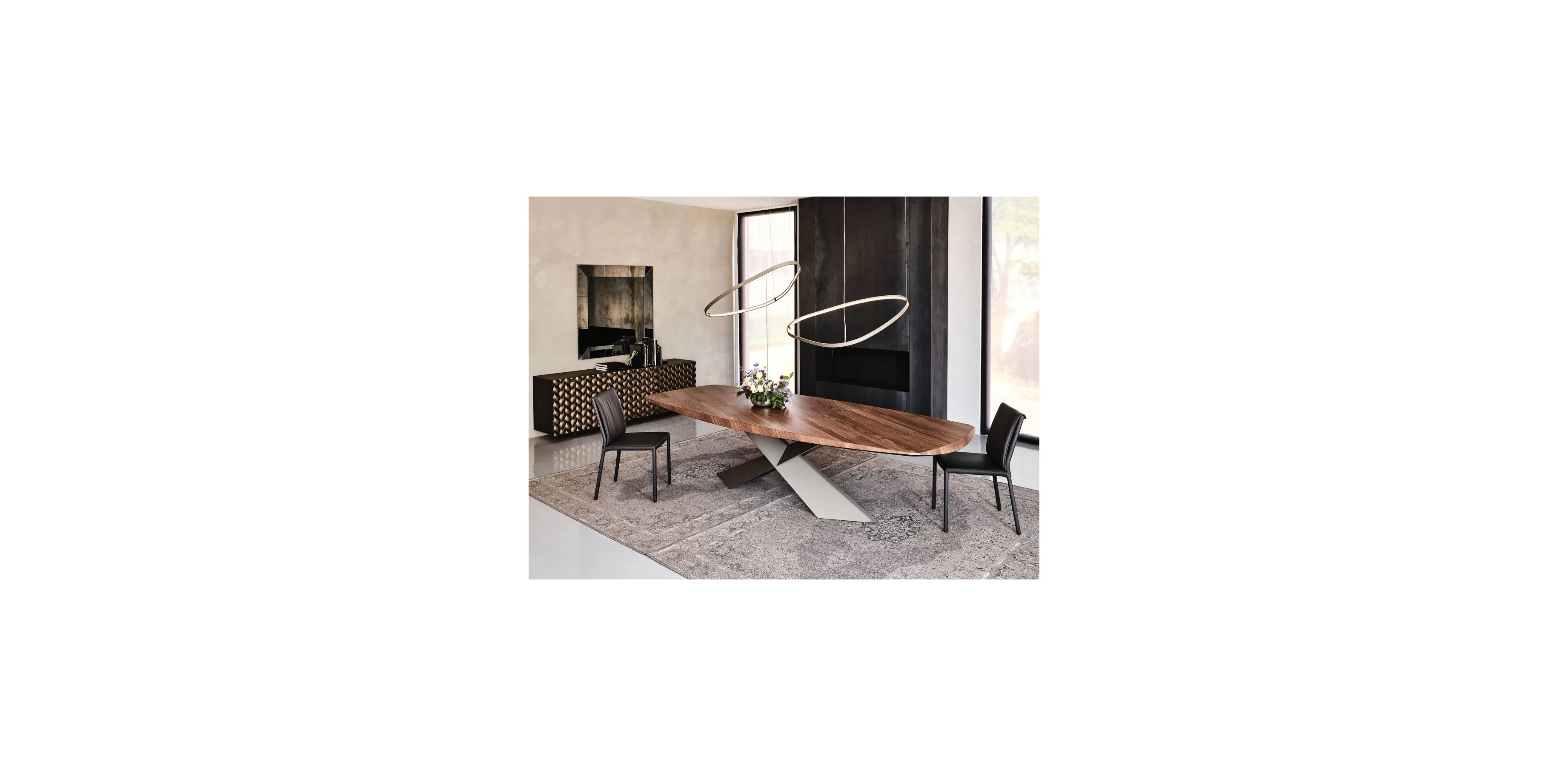 Furnish your home with the Tyron Wood table by Cattelan Italia