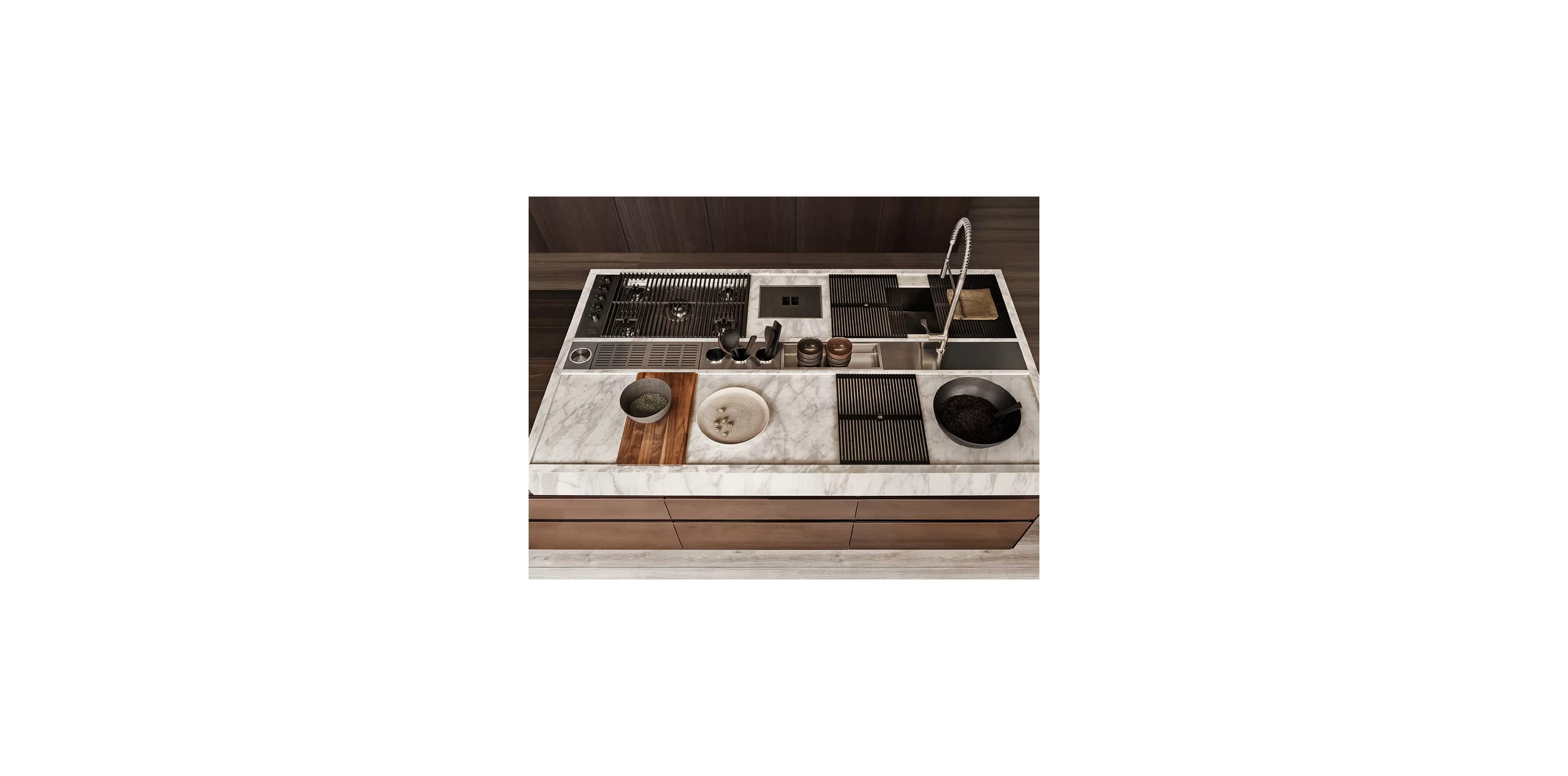 Convivium - an innovative kitchen concept by Arclinea