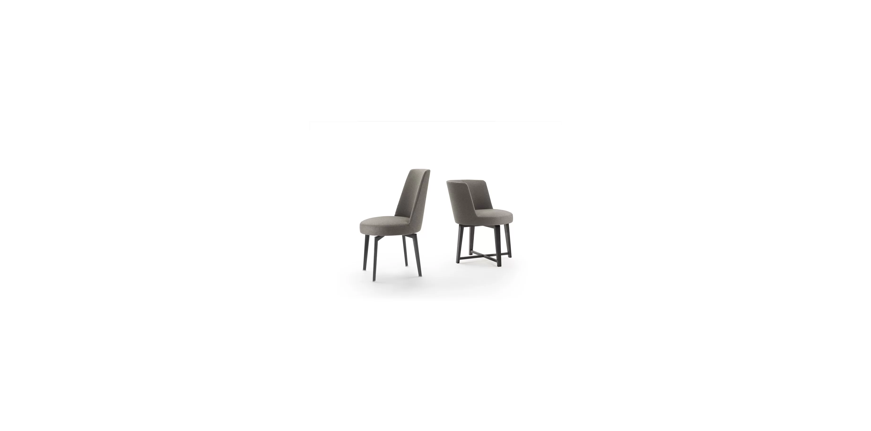 Furnish your dining room with the Hera chair by Flexform
