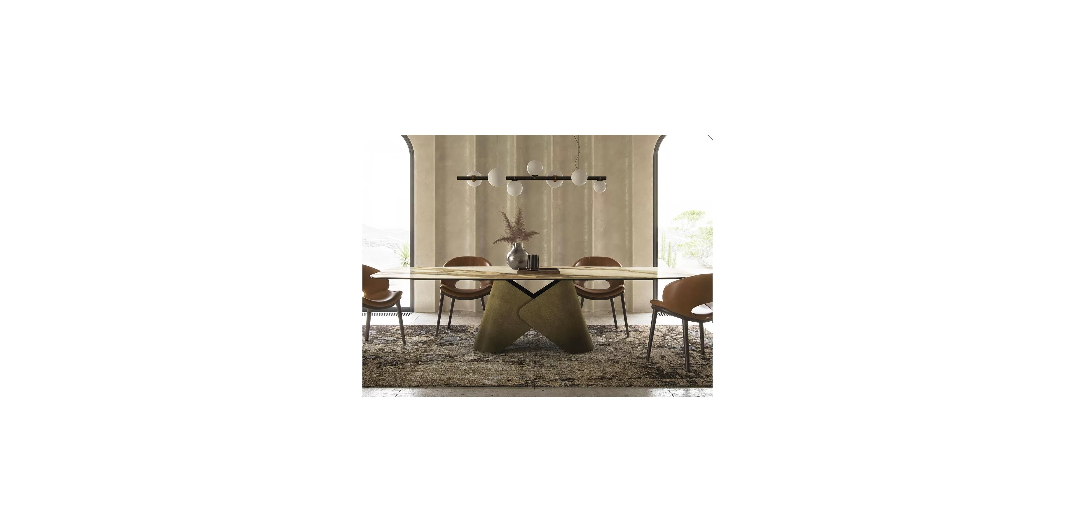 Mesa Scott Keramik de Cattelan Italia - Mobilificio Marchese