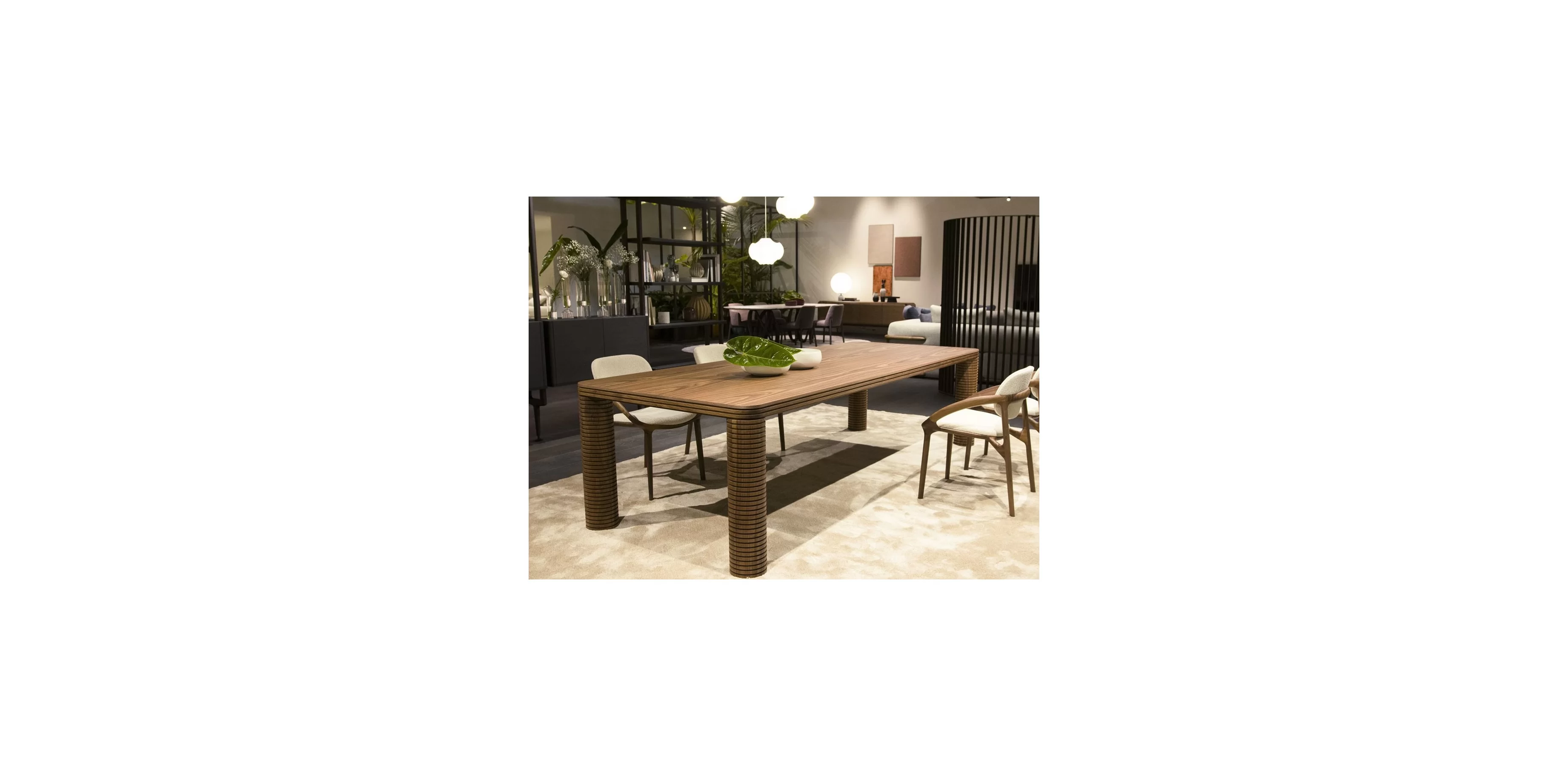Furnish your dining area with the Sansiro table by Porada