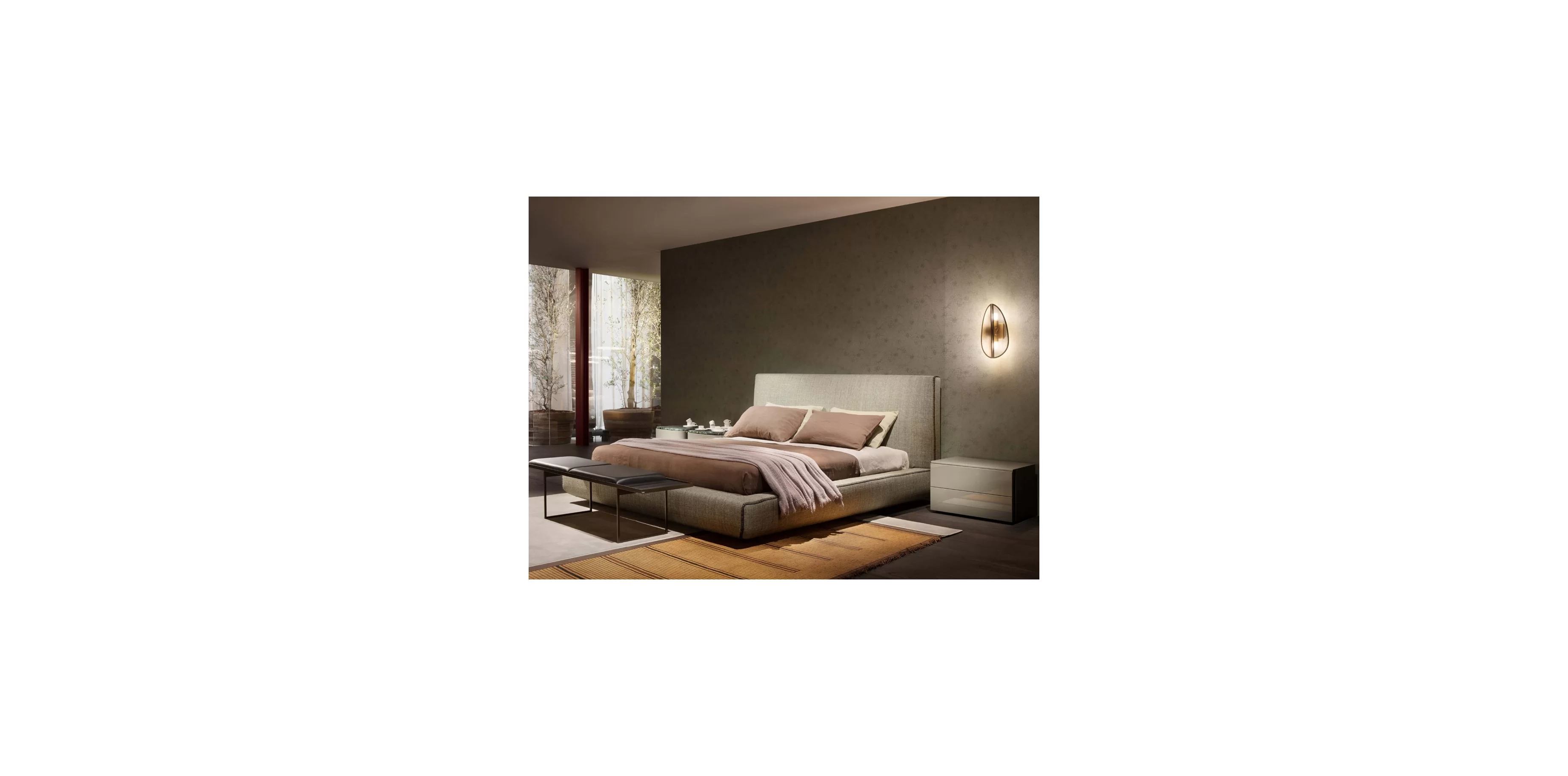 Lullaby Bed by Lema | Made in Italy textile processing | Marchese 1930