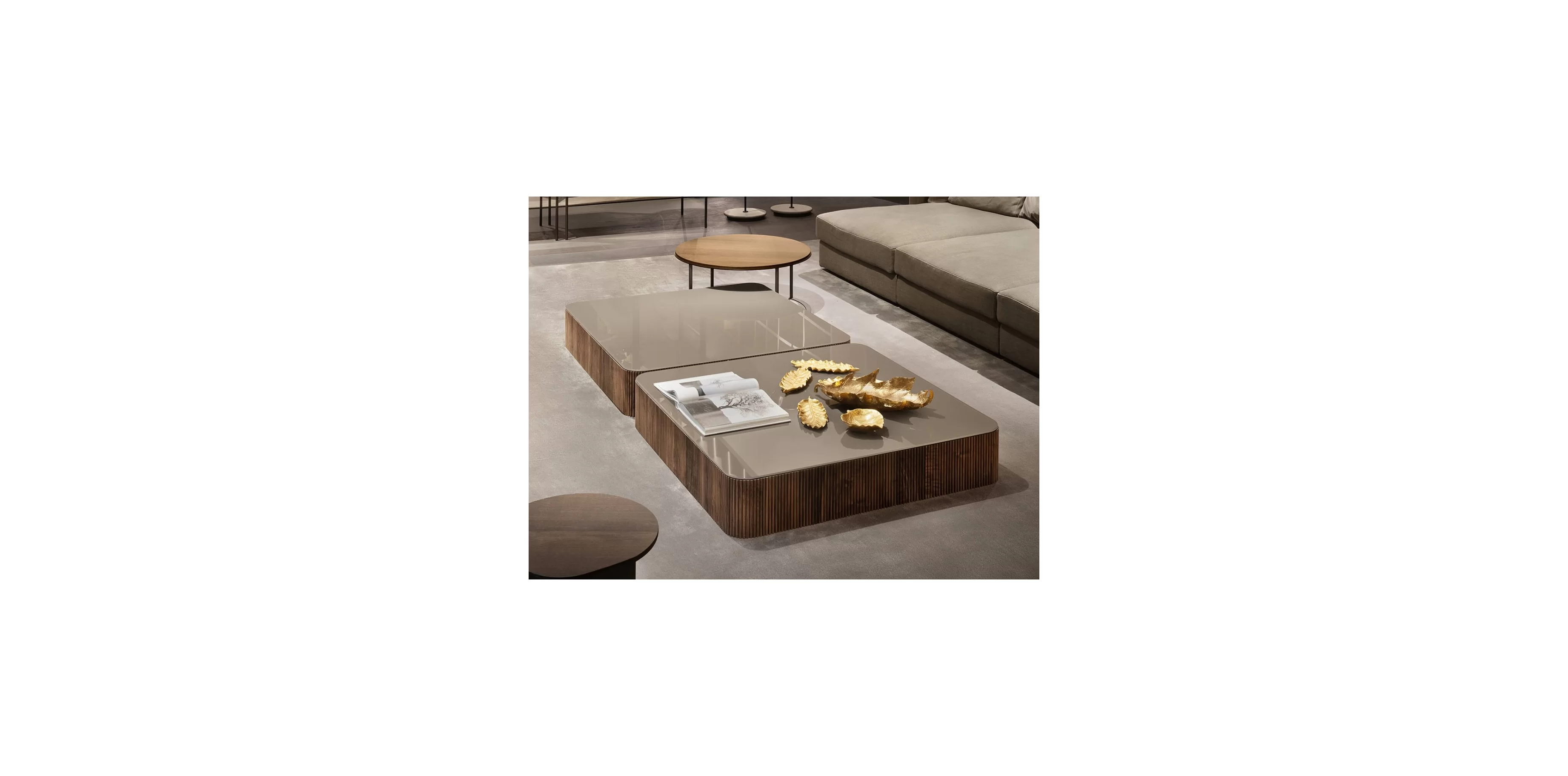 Drum coffee table by Lema | Elegant dynamism | Mobilificio Marchese