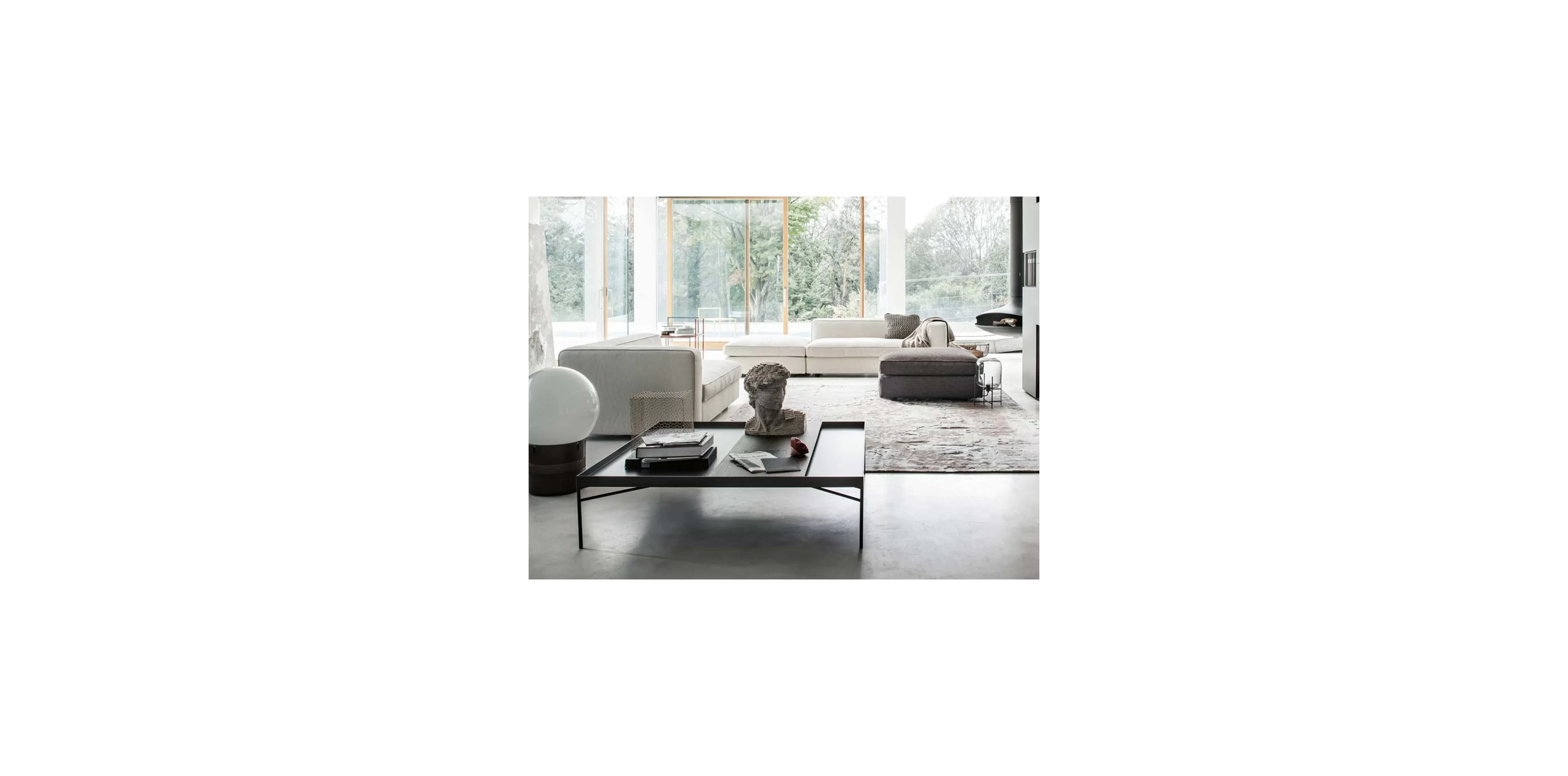 Mansion coffee table: design by Cristophe Pillet for Lema