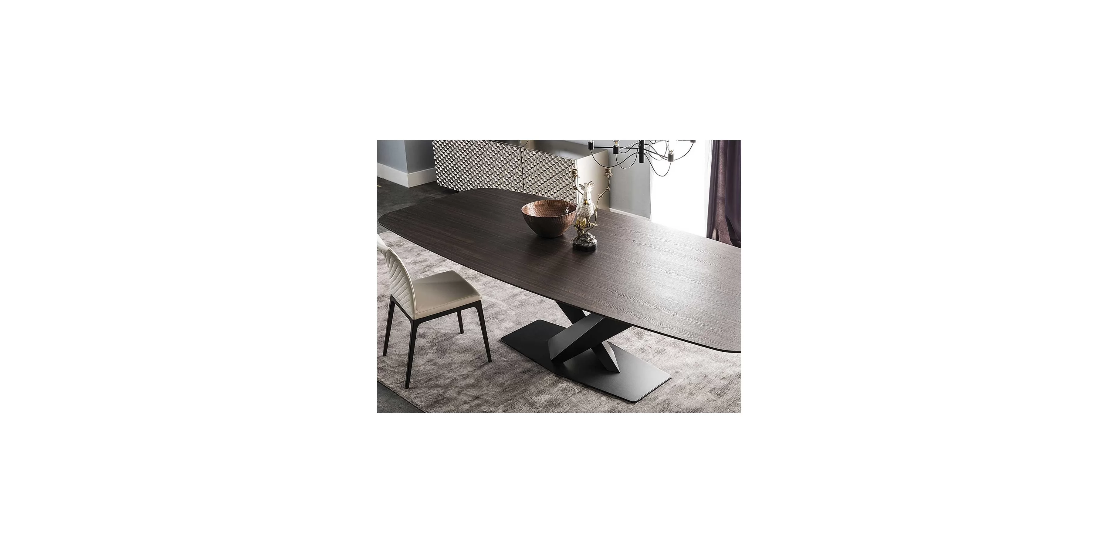 Stratos Wood Table by Cattelan Italia