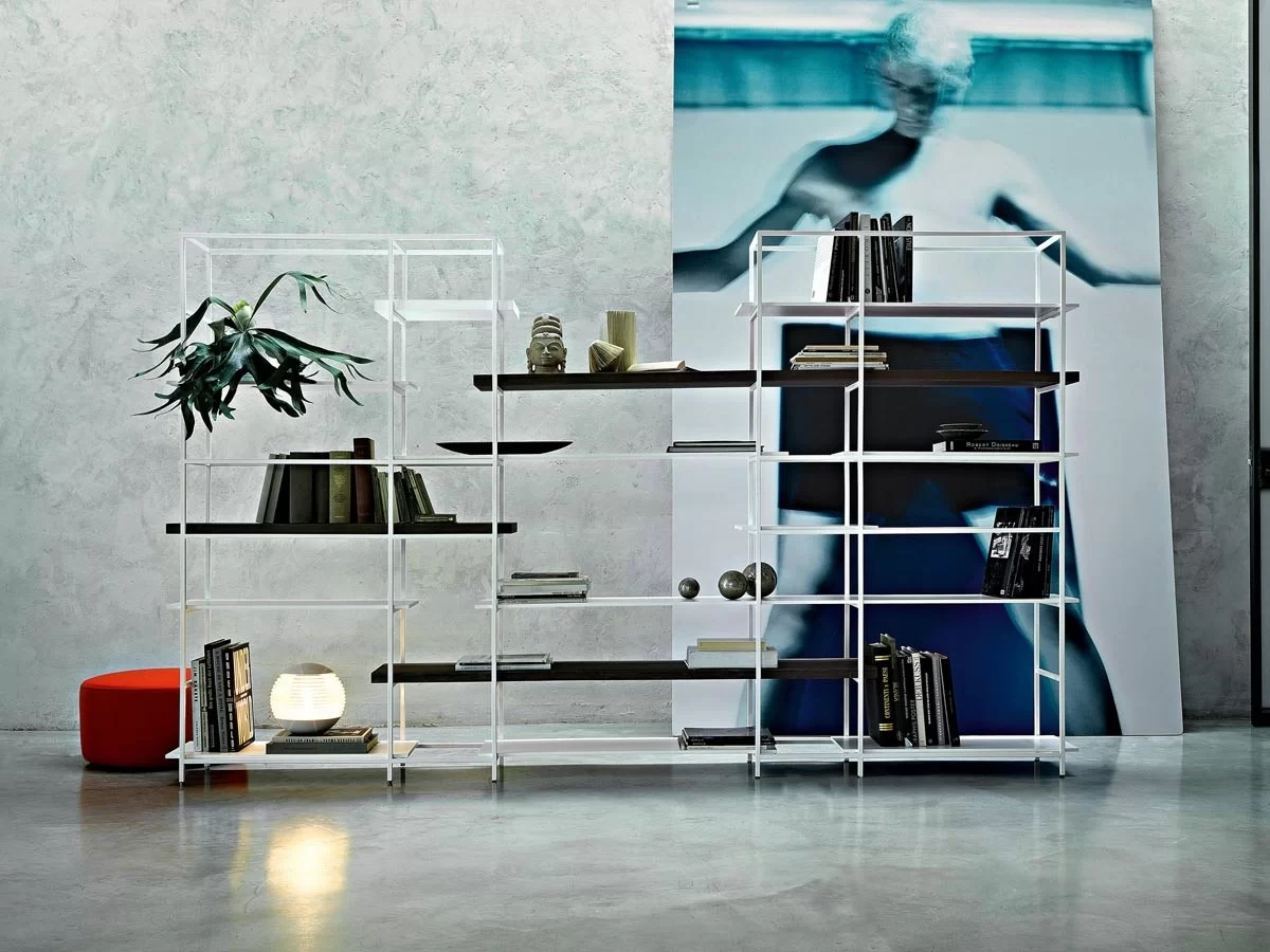 Plain bookcase by Lema: unleash your creativity