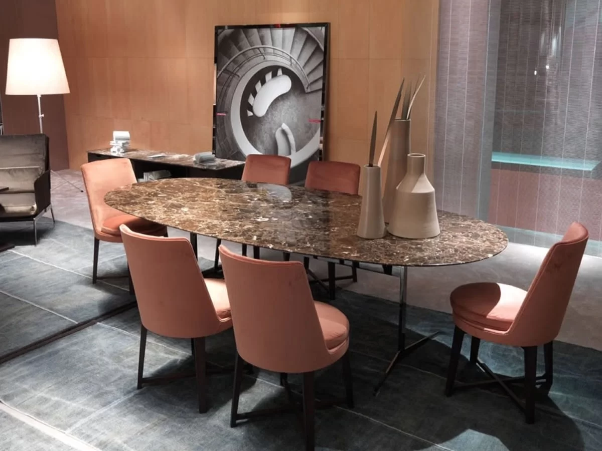 Fly marble table by Flexform