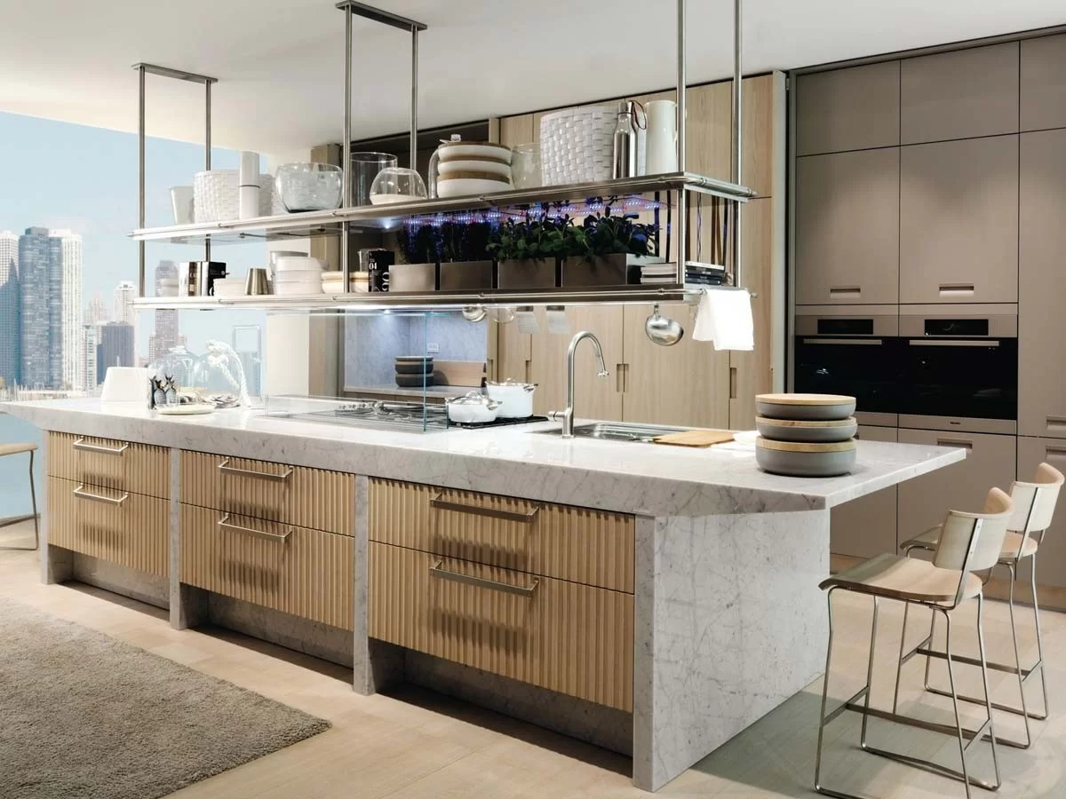 Arclinea Lignum et Lapis kitchen.