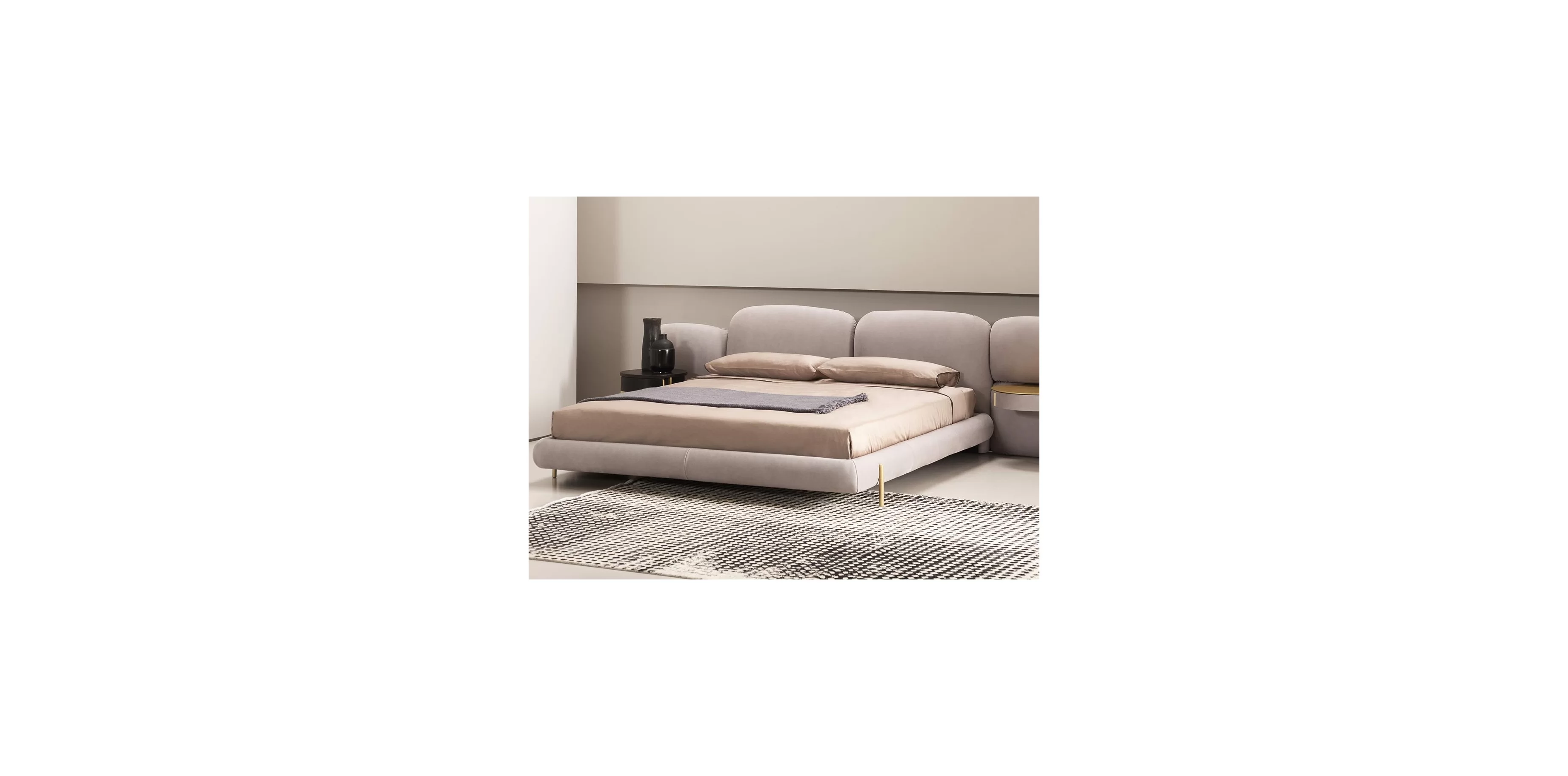 Stone bed Baxter on Mobilificio Marchese