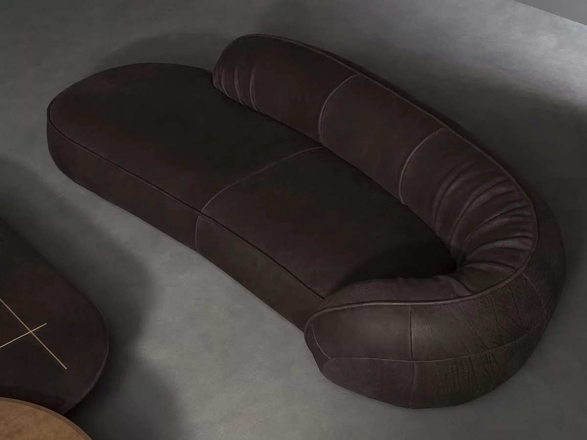 Leon Baxter sofa | Sinuous and enveloping design | Marchese 1930
